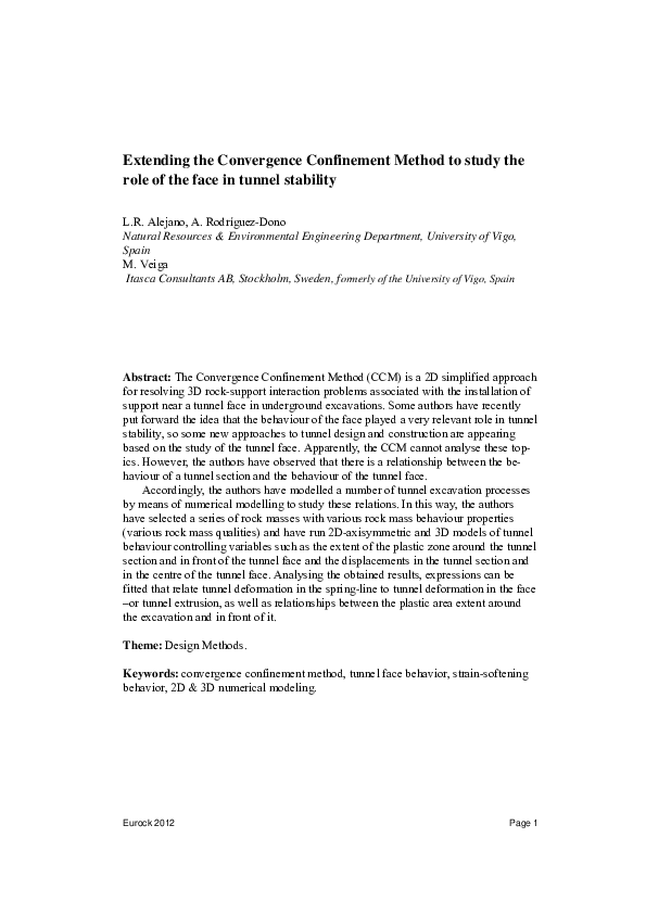 (PDF) Extending the Convergence Confinement Method to Study the Role of ...