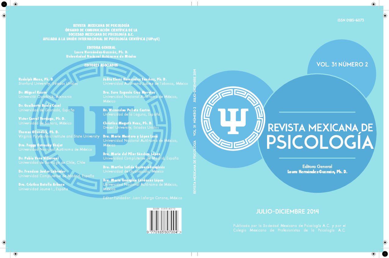 (PDF) VALIDACIÓN DE LA VERSIÓN MEXICANA DEL CSAI-2R EN SUS ESCALAS DE ...