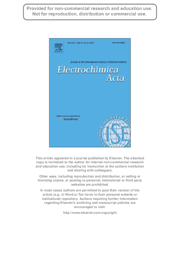 (PDF) Electrochemical sensor for sulfite determination based on a ...