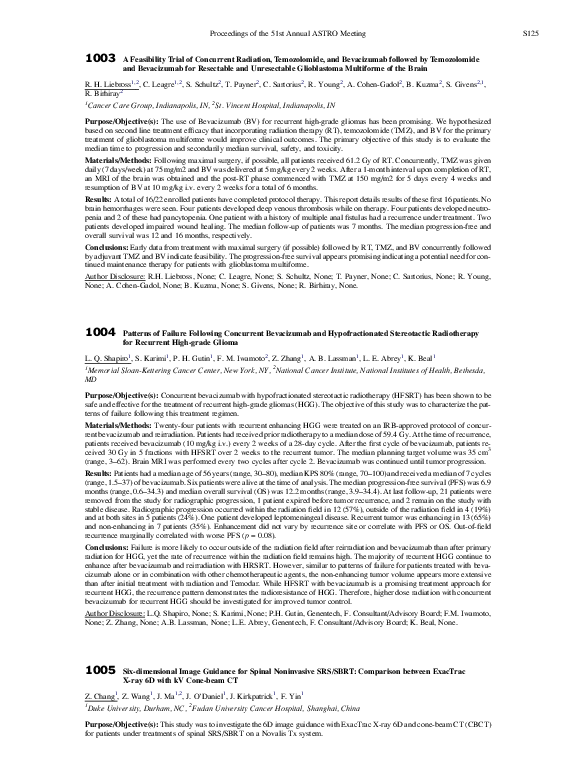 (PDF) Six-dimensional Image Guidance for Spinal Noninvasive SRS/SBRT: Comparison between ...