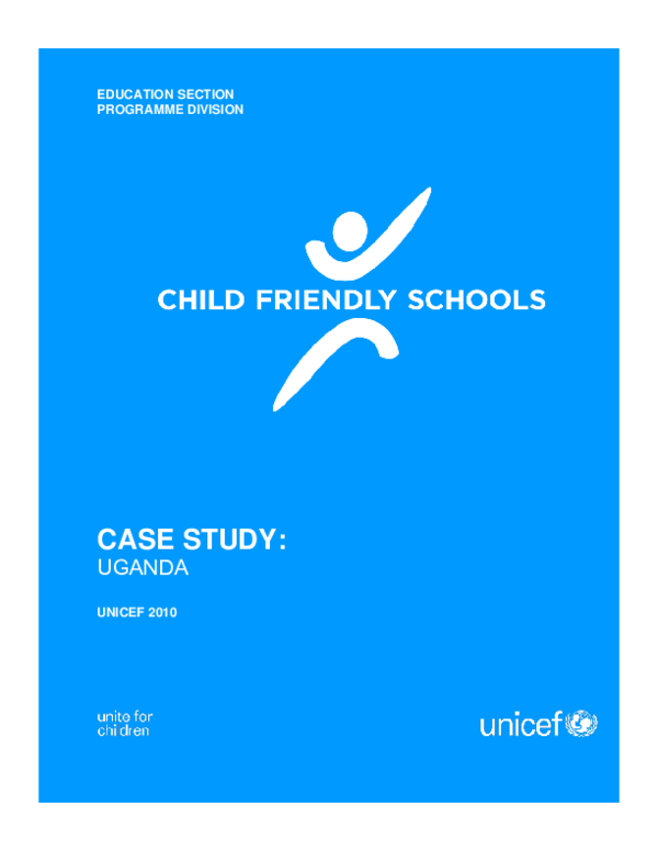 (PDF) UNICEF'S Child-Friendly Schools Case Study: Uganda