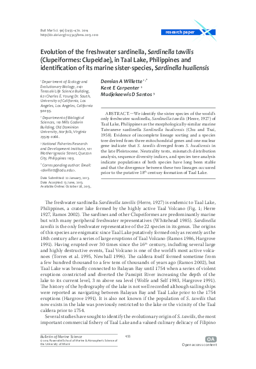 (PDF) First Record of the Goby Lentipes armatus Sakai and Nakamura ...