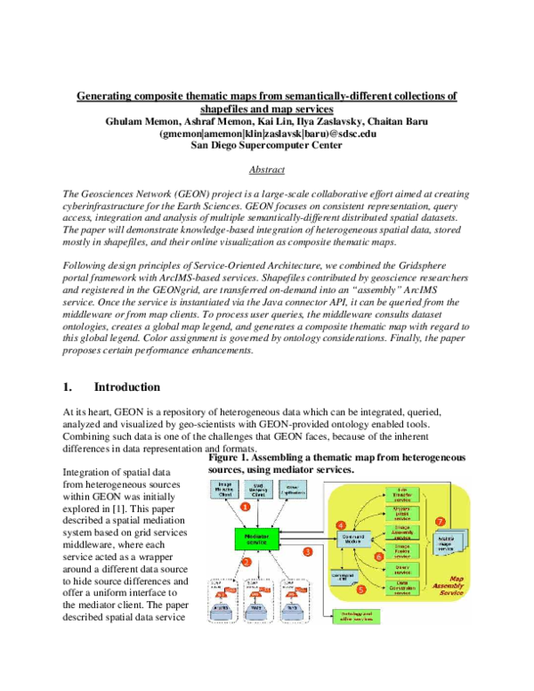 (PDF) Generating composite thematic maps from semantically-different ...
