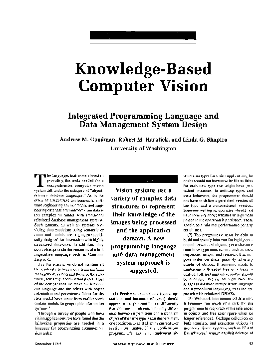 (PDF) Knowledge-based computer vision-integrated programming language and data management system ...