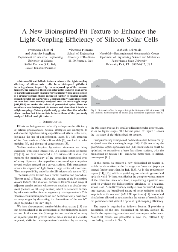 (PDF) A new bioinspired pit texture to enhance the light-coupling ...