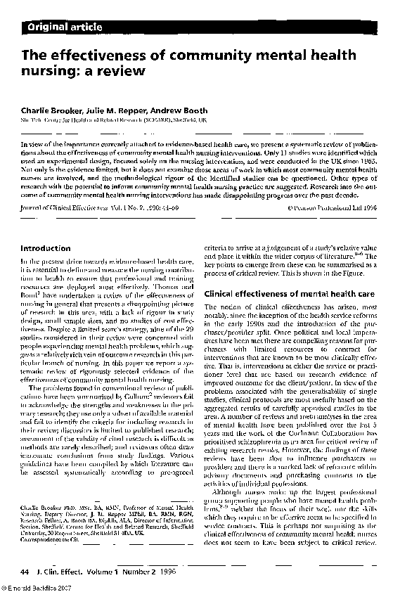PDF The Effectiveness Of Community Mental Health Nursing A Review pdf-the-effectiveness-of-community-mental-health-nursing-a-review