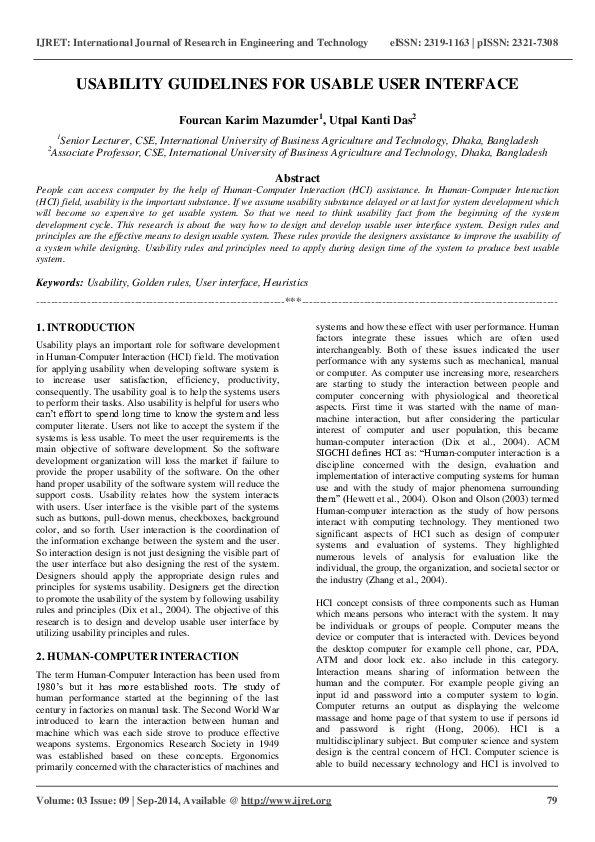 (PDF) USABILITY GUIDELINES FOR USABLE USER INTERFACE