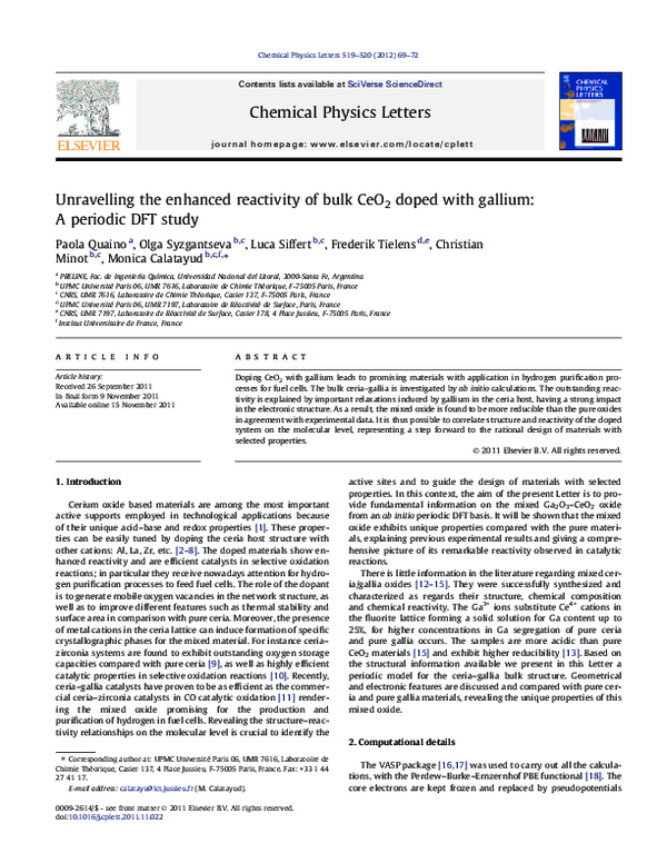 (PDF) Unravelling the enhanced reactivity of bulk CeO2 doped with ...