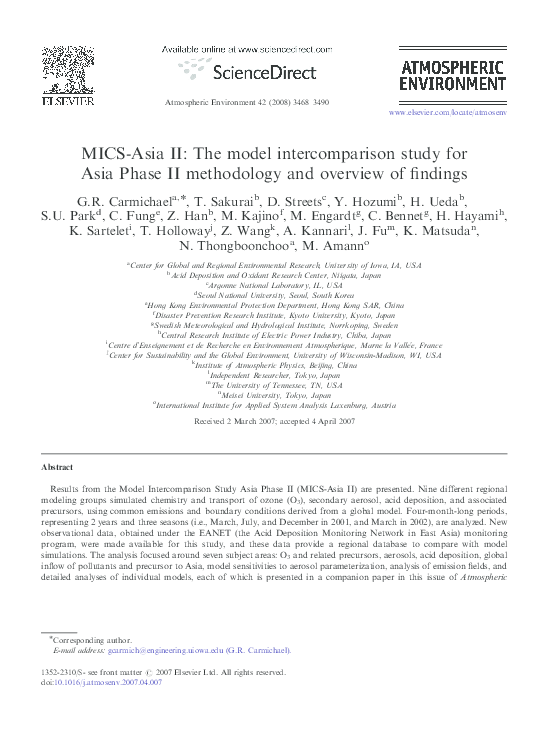 (PDF) MICS-Asia II: The model intercomparison study for Asia Phase II methodology and overview ...