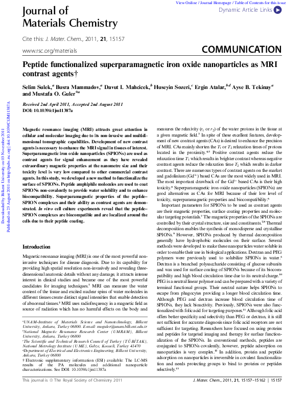 (PDF) LHRH-functionalized superparamagnetic iron oxide nanoparticles for breast cancer targeting ...