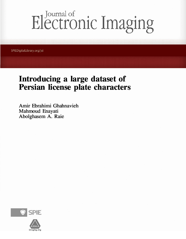 (PDF) Introducing a large dataset of Persian license plate characters ...