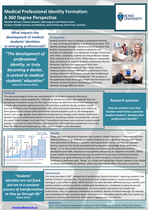 (PDF) Medical Professional Identity Formation: A 360 Degree Perspective