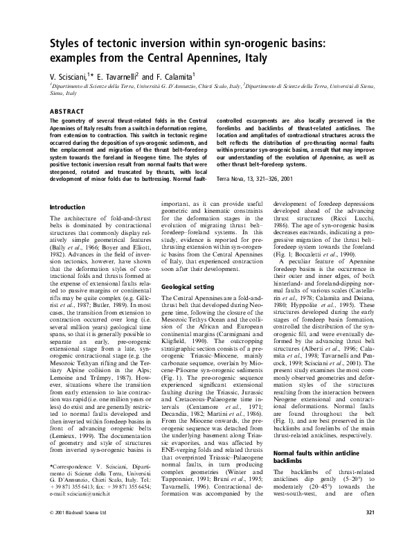 (PDF) Styles of tectonic inversion within syn-orogenic basins: examples ...