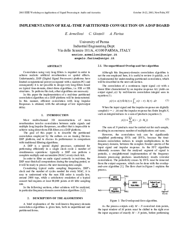 Pdf Applications Of 2d Convolution In Image Processing Pdf Télécharger Download