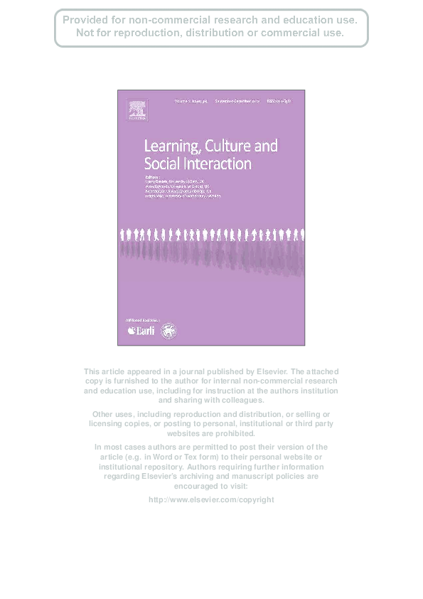 (PDF) Emergent learnables in second language classroom interaction