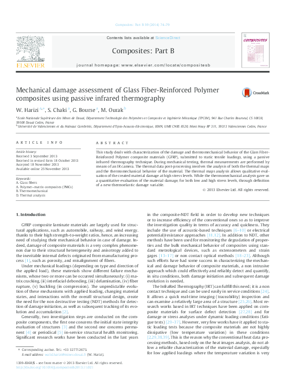 (PDF) Mechanical damage assessment of Glass Fiber-Reinforced Polymer ...