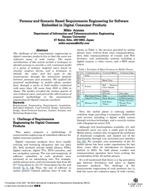 (PDF) Persona-and-scenario based requirements engineering for software ...