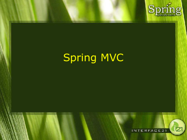 (PDF) Spring MVC
