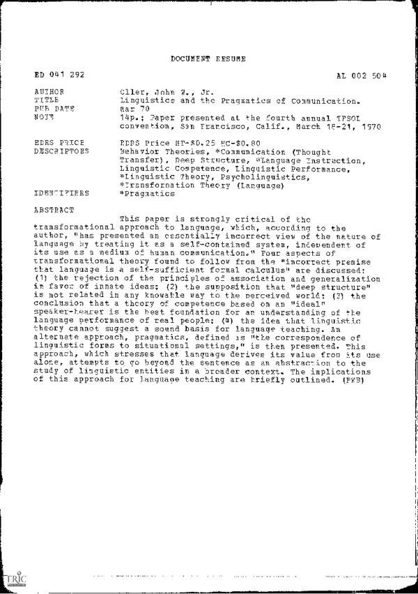 definition of language by linguists pdf