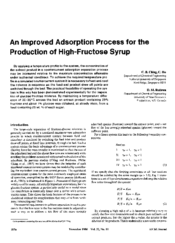 (PDF) An improved adsorption process for the production of high ...