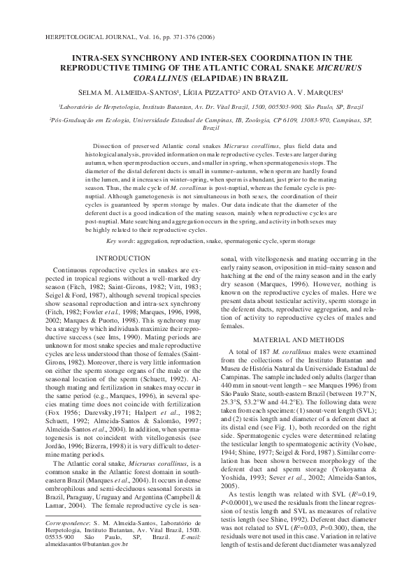 Pdf Intra Sex Synchrony And Inter Sex Coordination In The Reproductive Timing Of The Atlantic