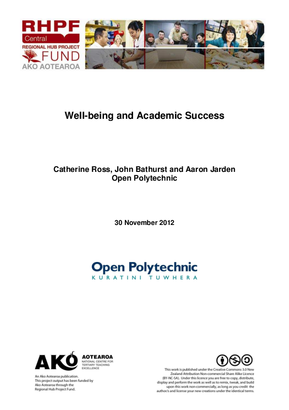 (PDF) Well-being and academic success