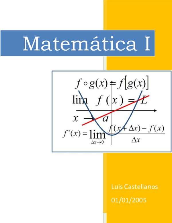 (PDF) Matemática I