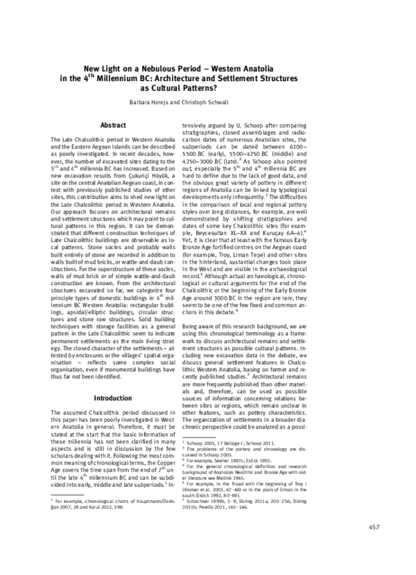 (PDF) New Light on a Nebulous Period – Western Anatolia in the 4th ...