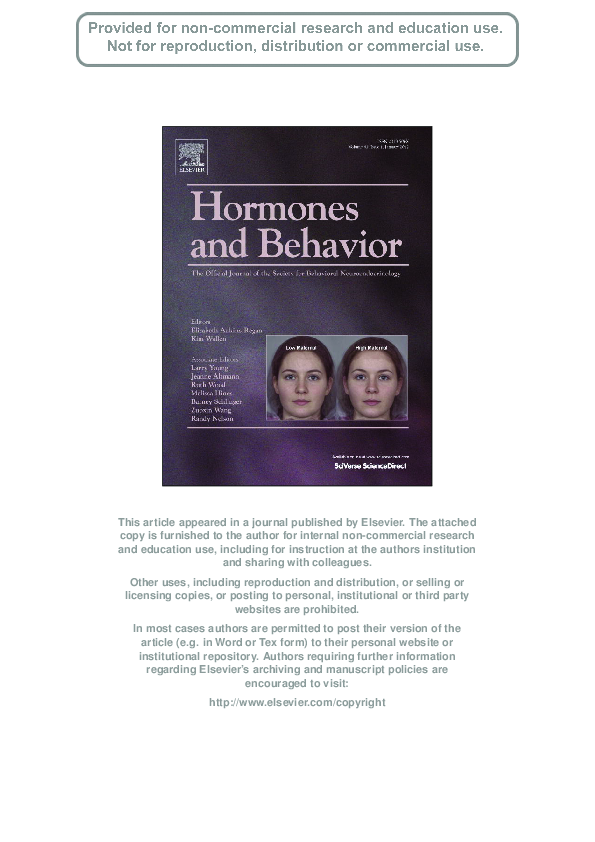 (PDF) Hormonal contraceptive use and mate retention behavior in women ...