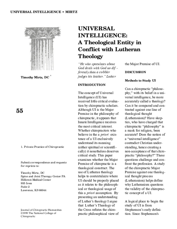 (PDF) UNIVERSAL INTELLIGENCE