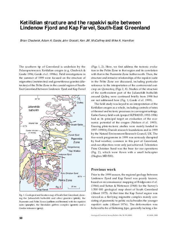 (PDF) Ketilidian structure and the rapakivi suite between Lindenow ...
