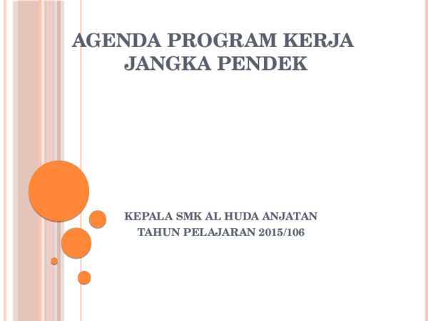(PPT) AGENDA PROGRAM KERJA