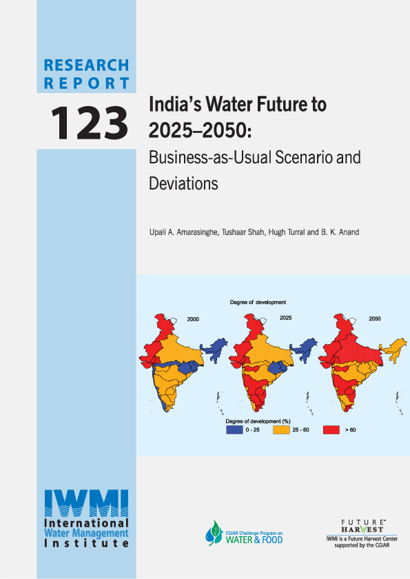 (PDF) India’s water future to 2025-2050: business-as-usual scenario and ...