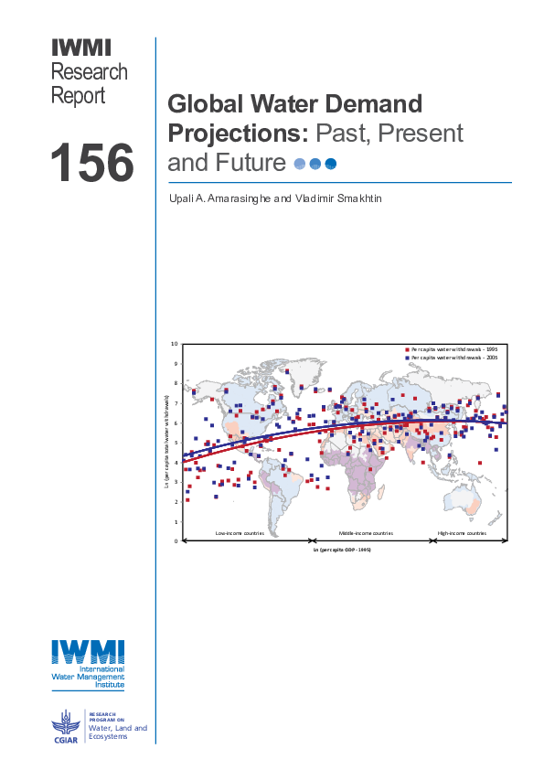 (PDF) Global water demand projections: past, present and future