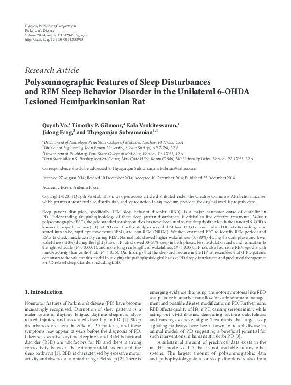 (PDF) Sleep phenotype in the Townes mouse model of sickle cell disease ...