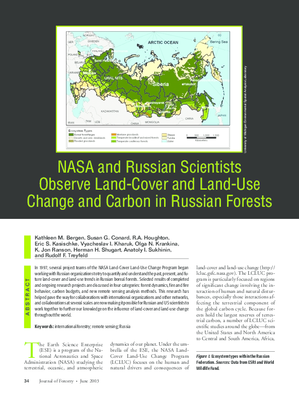 (PDF) NASA and Russian Scientists Observe Land-Cover and Land-Use ...