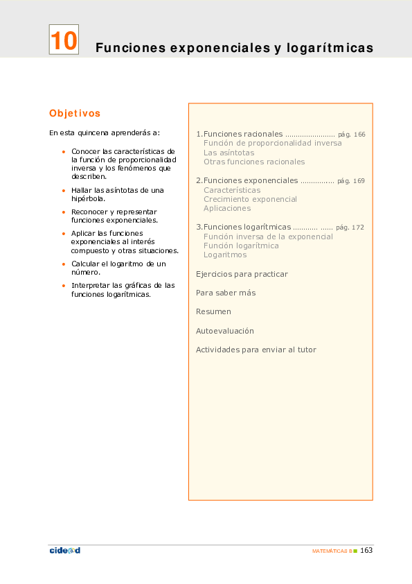(PDF) Funciones Log Exp
