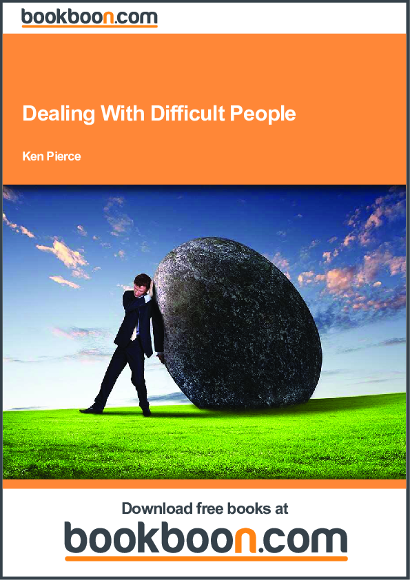 (PDF) Dealing With Difficult People