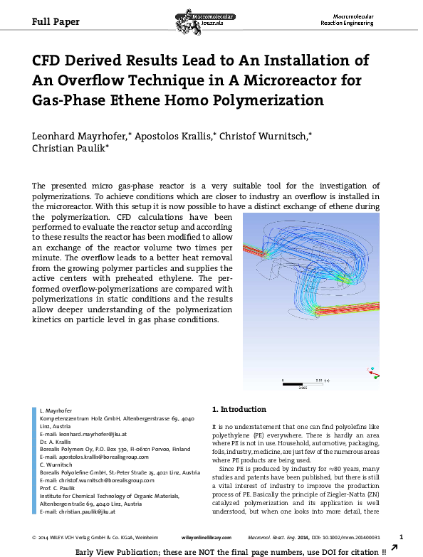(PDF) CFD Derived Results Lead to An Installation of An Overflow ...