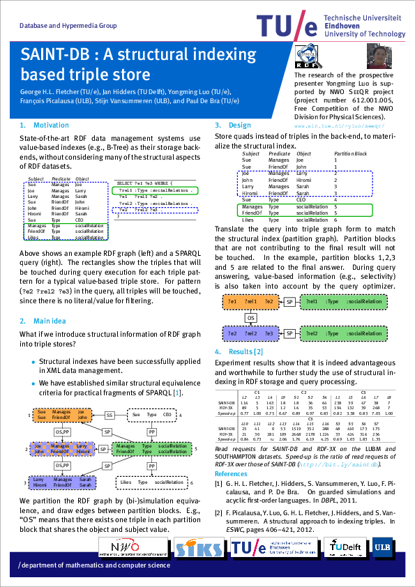 (PDF) SAINT-DB: A structural indexing based triple store
