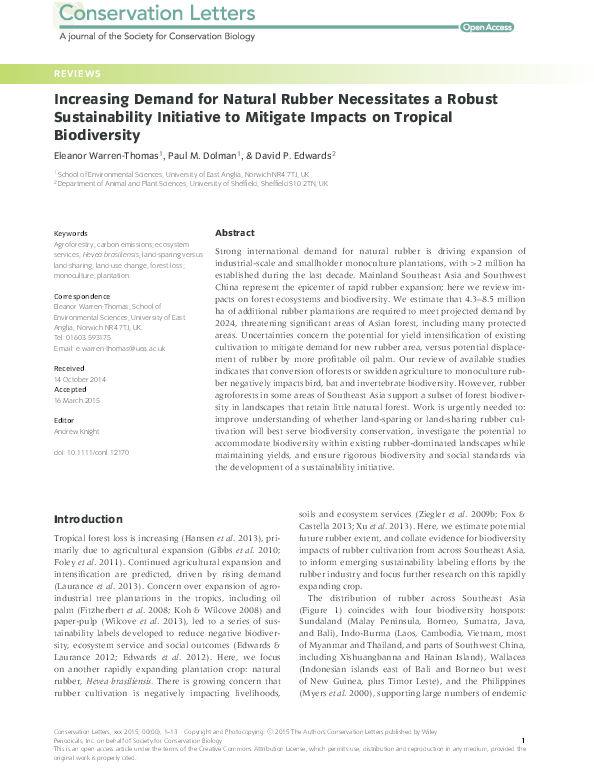 (PDF) Warren-Thomas et al-2015-Conservation Letters