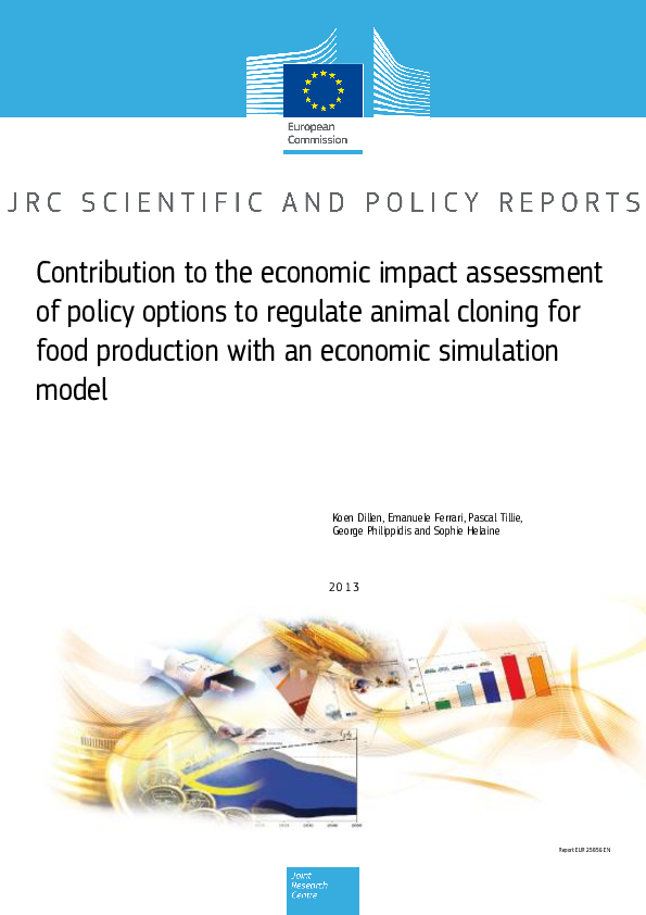 (PDF) Contribution to the economic impact assessment of policy options ...