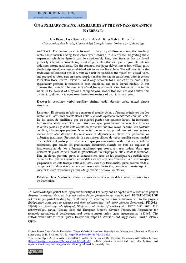 (PDF) (2015) On Auxiliary Chains: Auxiliaries at the Syntax-Semantics Interface