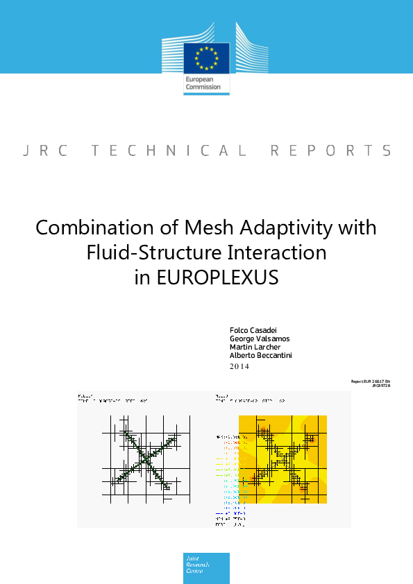 (PDF) Combination of mesh adaptivity with fluid-structure interaction in EUROPLEXUS