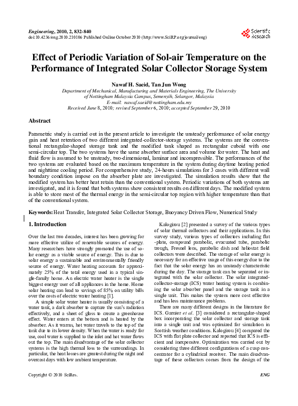 (PDF) Effect of Periodic Variation of Sol-air Temperature on the ...