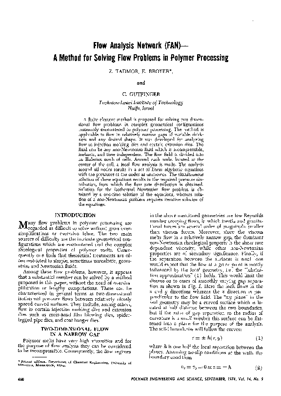 (PDF) Flow analysis network (FAN)—A method for solving flow problems in ... (PDF) Flow analysis network (FAN)—A method for solving flow problems in ...