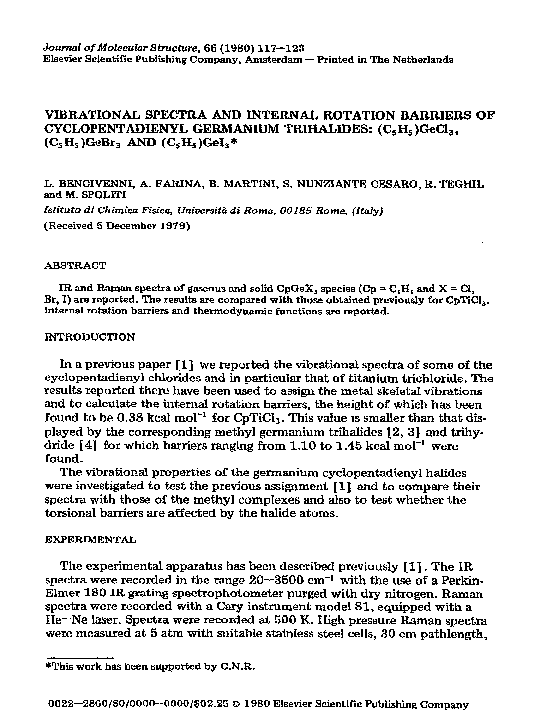 (PDF) High resolution cars and infrared spectroscopy of the v1(a1) and ...