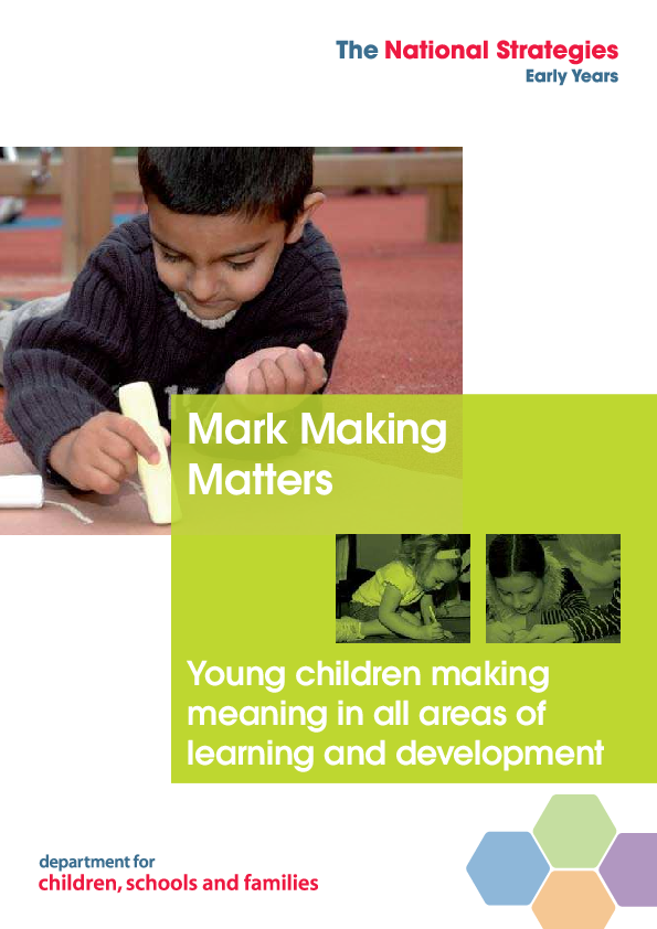 (PDF) Mark Making Matters Young children making meaning in all areas of ...
