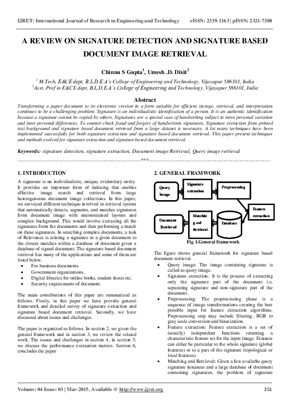 (PDF) A REVIEW ON SIGNATURE DETECTION AND SIGNATURE BASED DOCUMENT IMAGE RETRIEVAL
