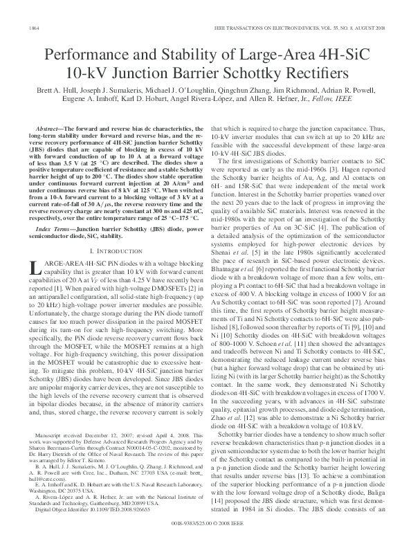 (PDF) Performance and Stability of Large-Area 4H-SiC 10-kV Junction ...